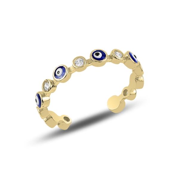 Beautiful Adjustable Evil Eye Ring Zehrai